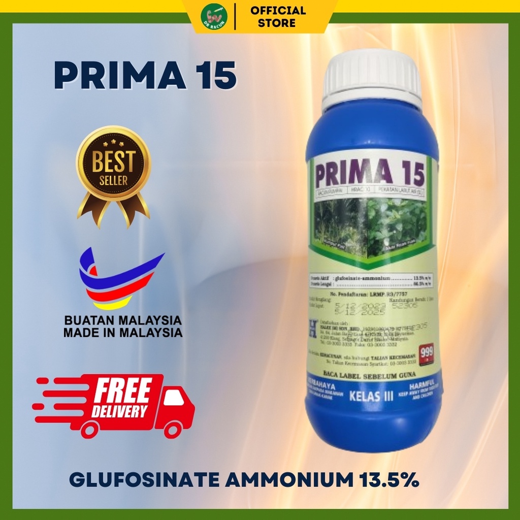 Racun Rumput Sentuh Prima 15 Glufosinate Ammonium 13.5% 1L Sambau ...