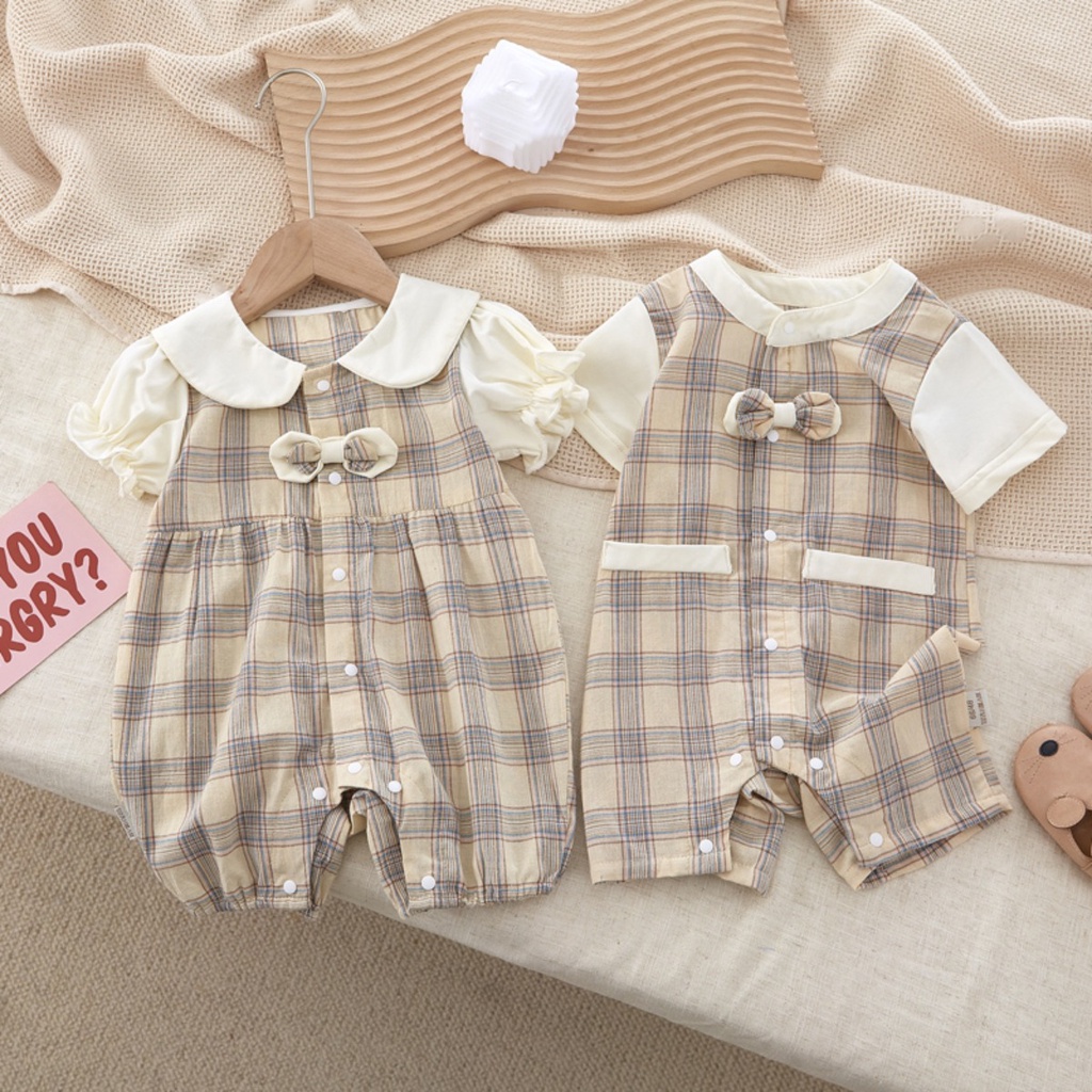 Summer New Baby Clothes Boys and Girls Short-sleeved Romper 0-24 Months ...