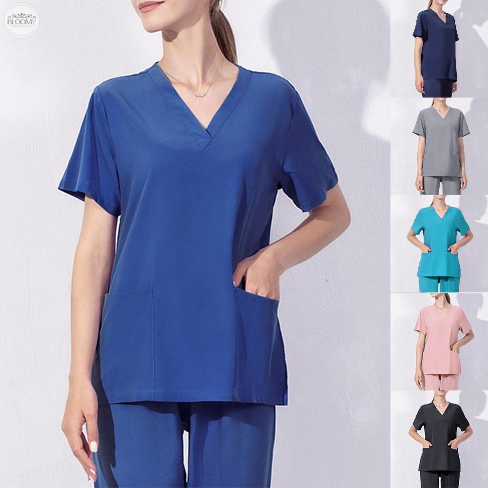 Care Uniform Scrubs Tops Womens Overalls Uniforms Beauty Hospital ...