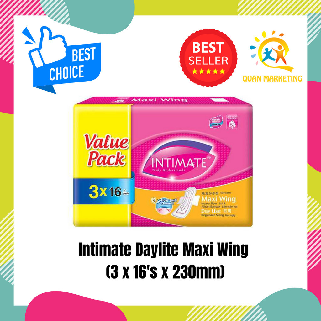 Intimate Daylite Maxi Wing (3 x 16s) | Shopee Malaysia