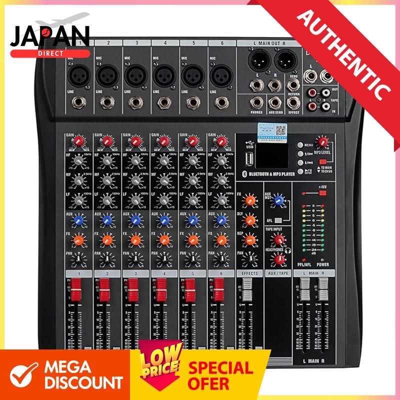 DJ Sound Controller Interface W/USB Drive Computer Recording 6-Channel ...