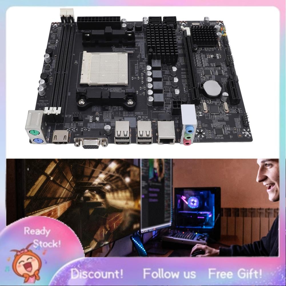 Ujewndju A78SD3 Desktop Motherboard 2 Channel DDR3 Memory Serial ATA 3. ...