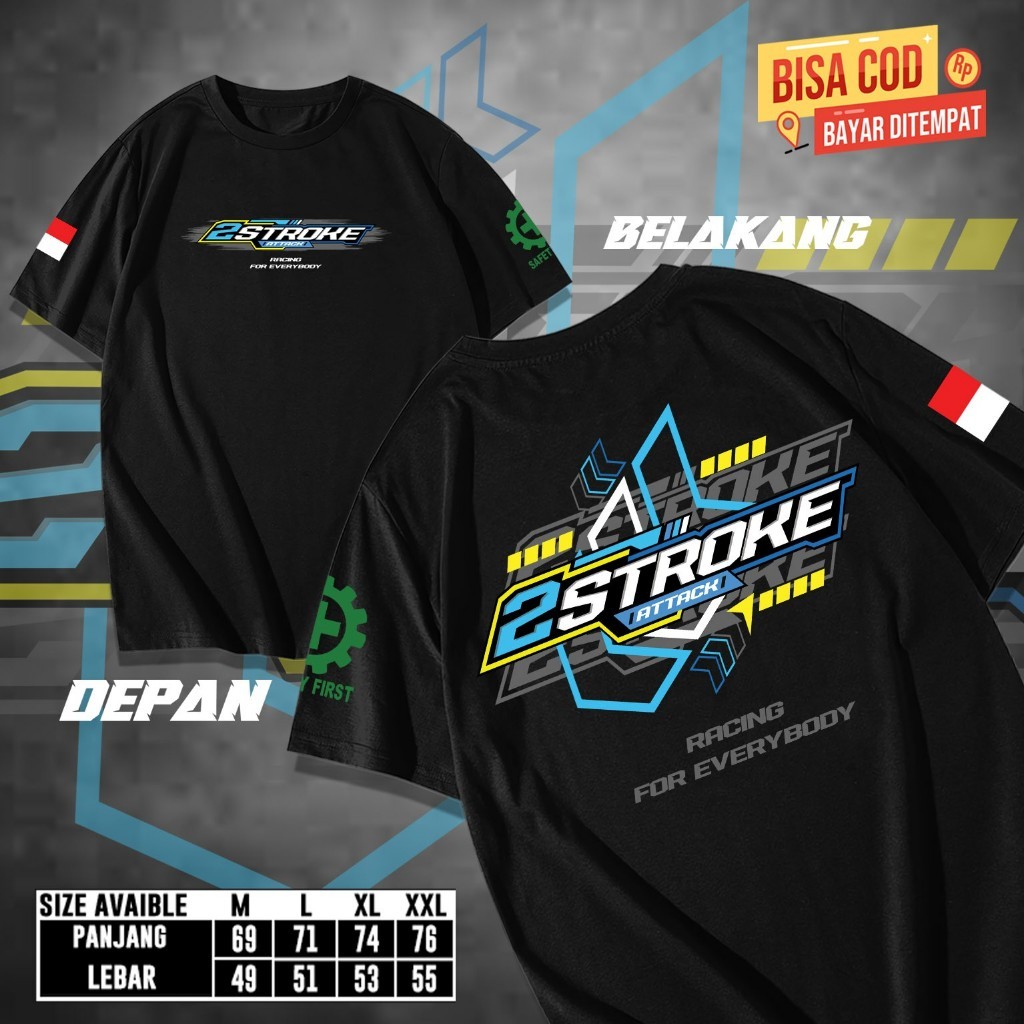 KAOS 2 STROKE | KAOS MECHANICAL AMATIR | KAOS RACING ORIGINAL | BAJU ...
