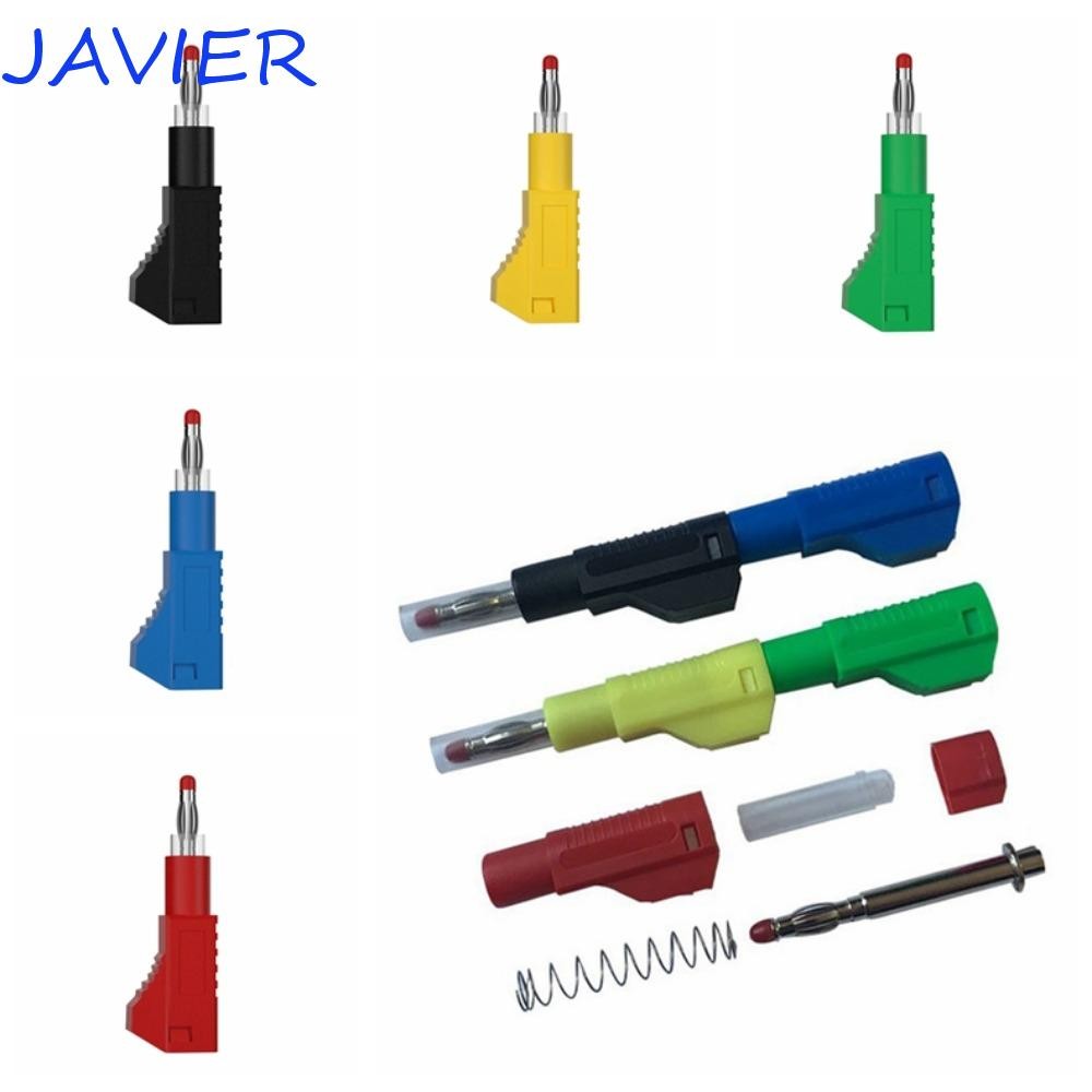 JAVIER Banana Plug, with Transparent Sheath Stackable Banana Socket ...