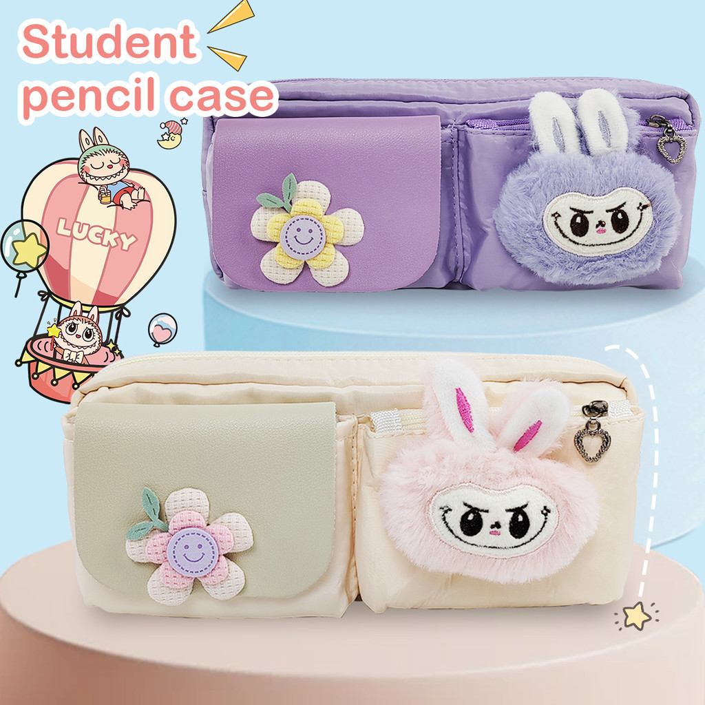 Labubu Multi layer pencil case stationery box large capacity beauty ...