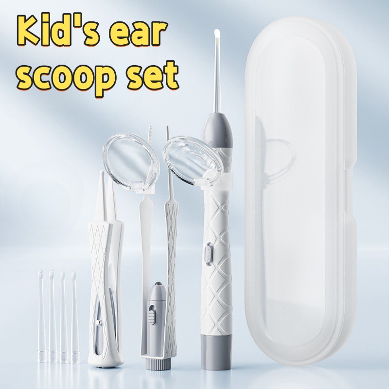 Kids LED Ear Pick Cleaner Ear Wax Cleaner with Led Light Pengorek ...