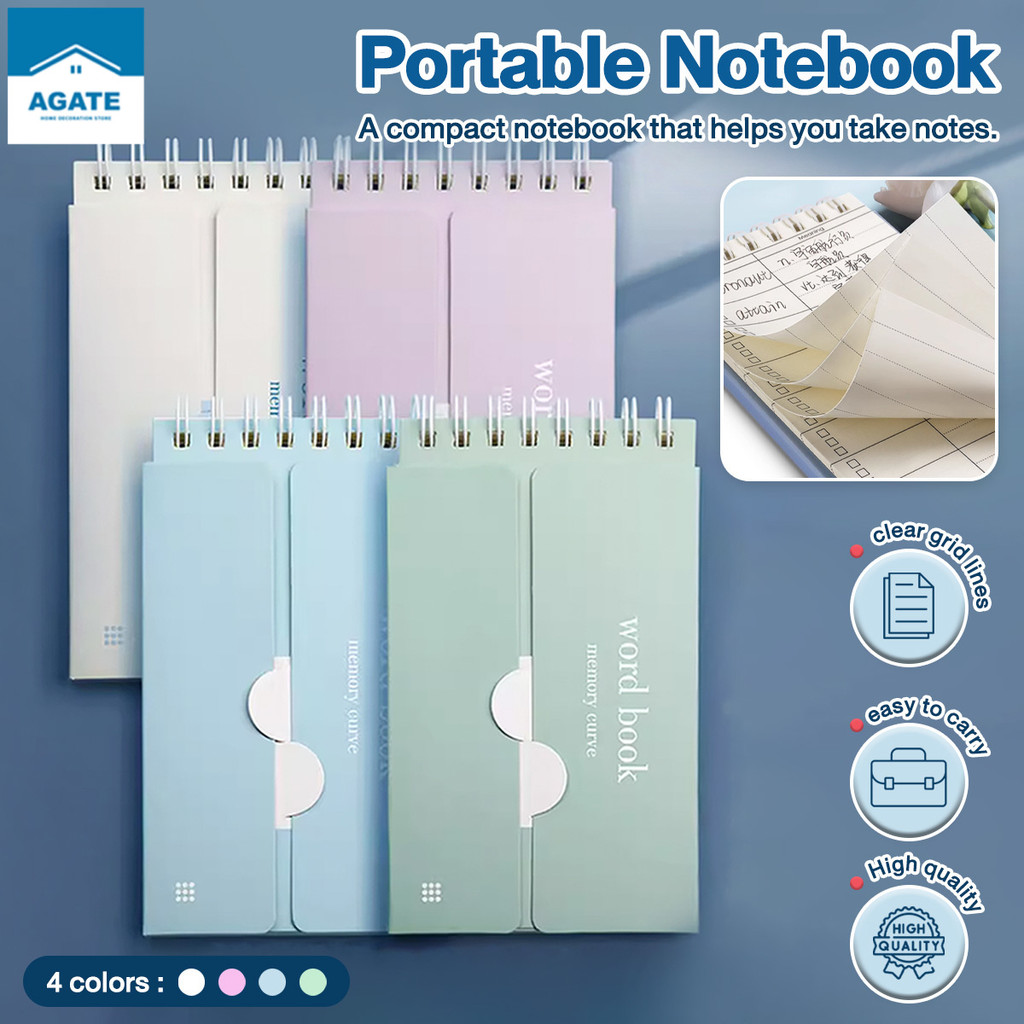 Vocabulary Notebook Languages Word Book Pocket Curve Memory Notepad ...