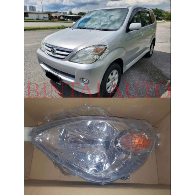 TOYOTA F601 AVANZA 2004 HEAD LAMP UNIT /LAMPU DEPAN WHITE (OEM ...