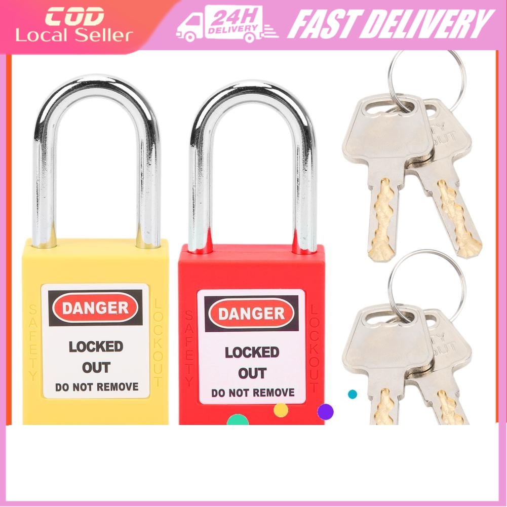 38mm Lockout Tagout Lock Industrial Safety Padlock Tagout Steel ...