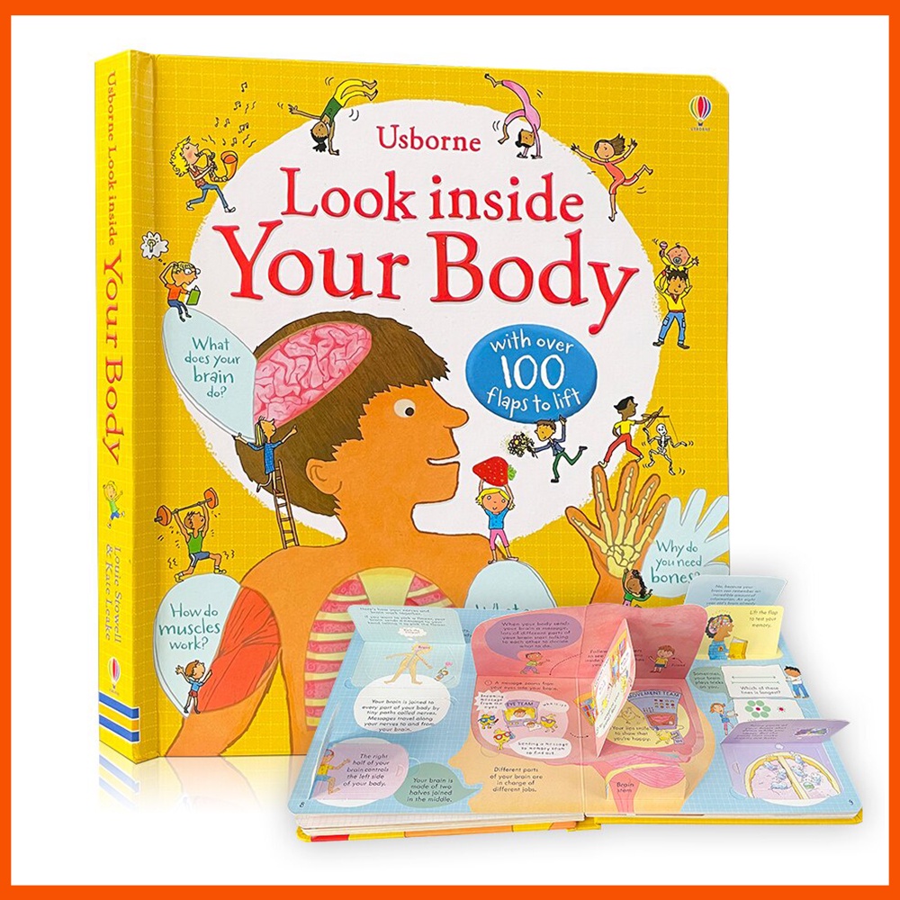 Usborne Look Inside Your Body Children English Cardboard Picture Book ...