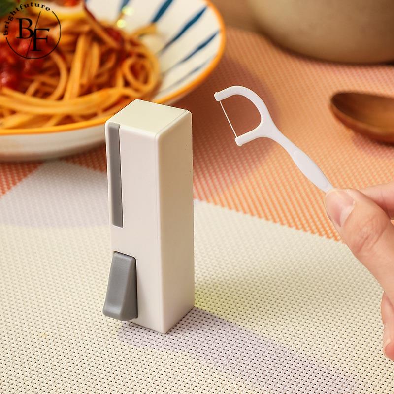 Automatic Dental Floss Storage Box Push-Type Dental Floss Dispenser ...