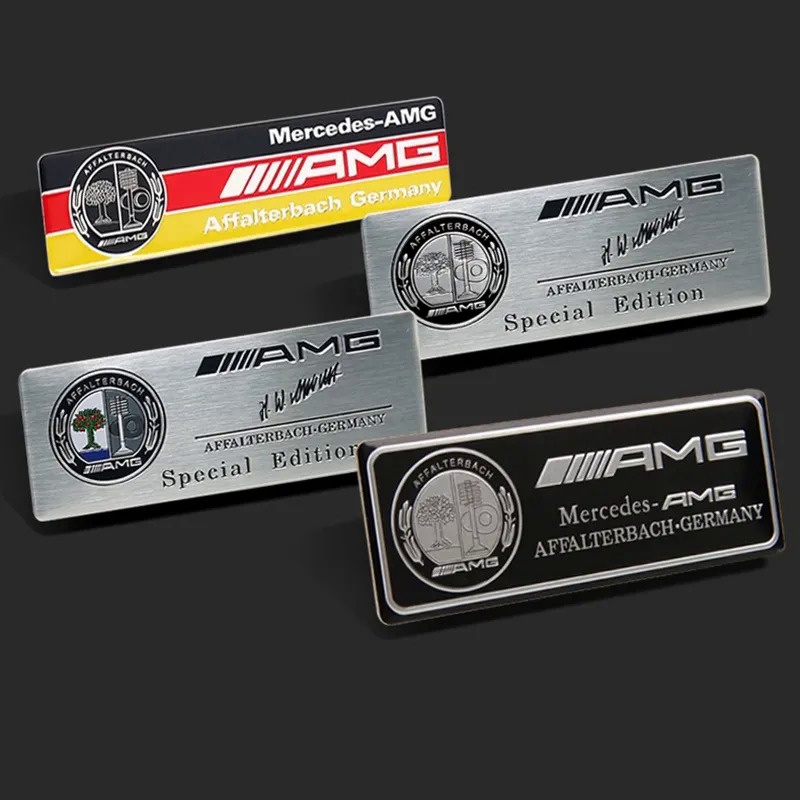 80x30mm Auto Side Window Badge Sticker for Mercedes benz W203 W204 W205 ...