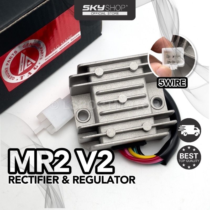 MODENAS MR2-V2 RECTIFIER & REGULATOR (5WIRE) KRISSMR2 KRISS MR2 V2 5 ...