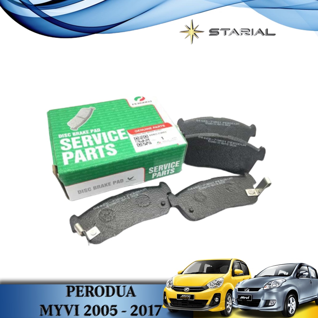 BRAKE PAD / BRAKE SHOE / PERODUA MYVI 1ST MODEL , MYVI LAGI BEST / 1 ...
