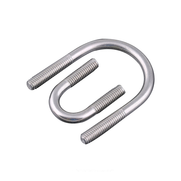 M6 M8 M10 M12mm 304 Stainless Steel U-Bolts U-shaped Screw U-shaped Buckle Bolt U-shaped Pipe ...