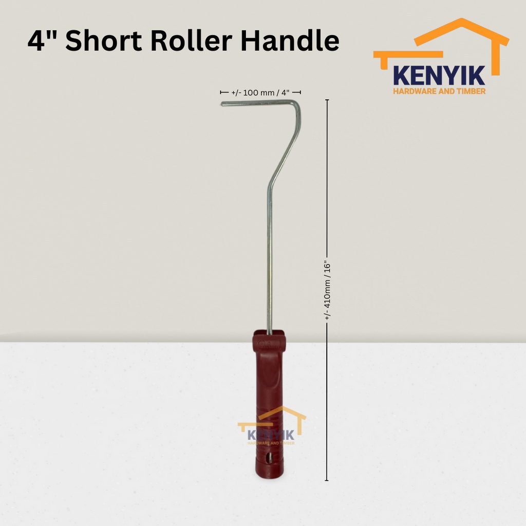 4" Paint Roller (Refill / Handle / Set) | Shopee Malaysia