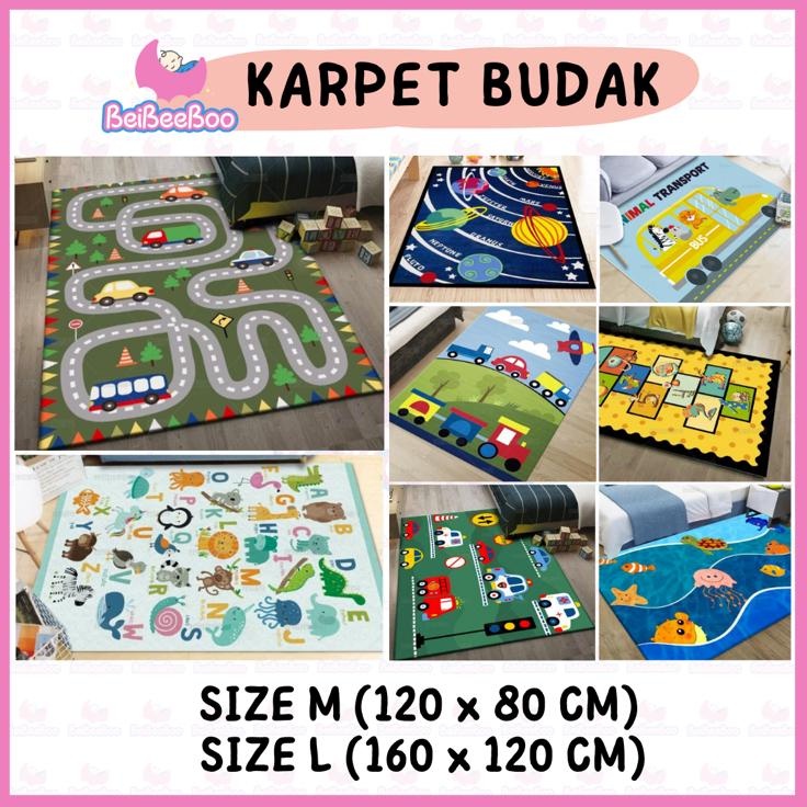 Karpet Budak Kids Pattern 3D Printing Modern Design Carpet Living Room ...