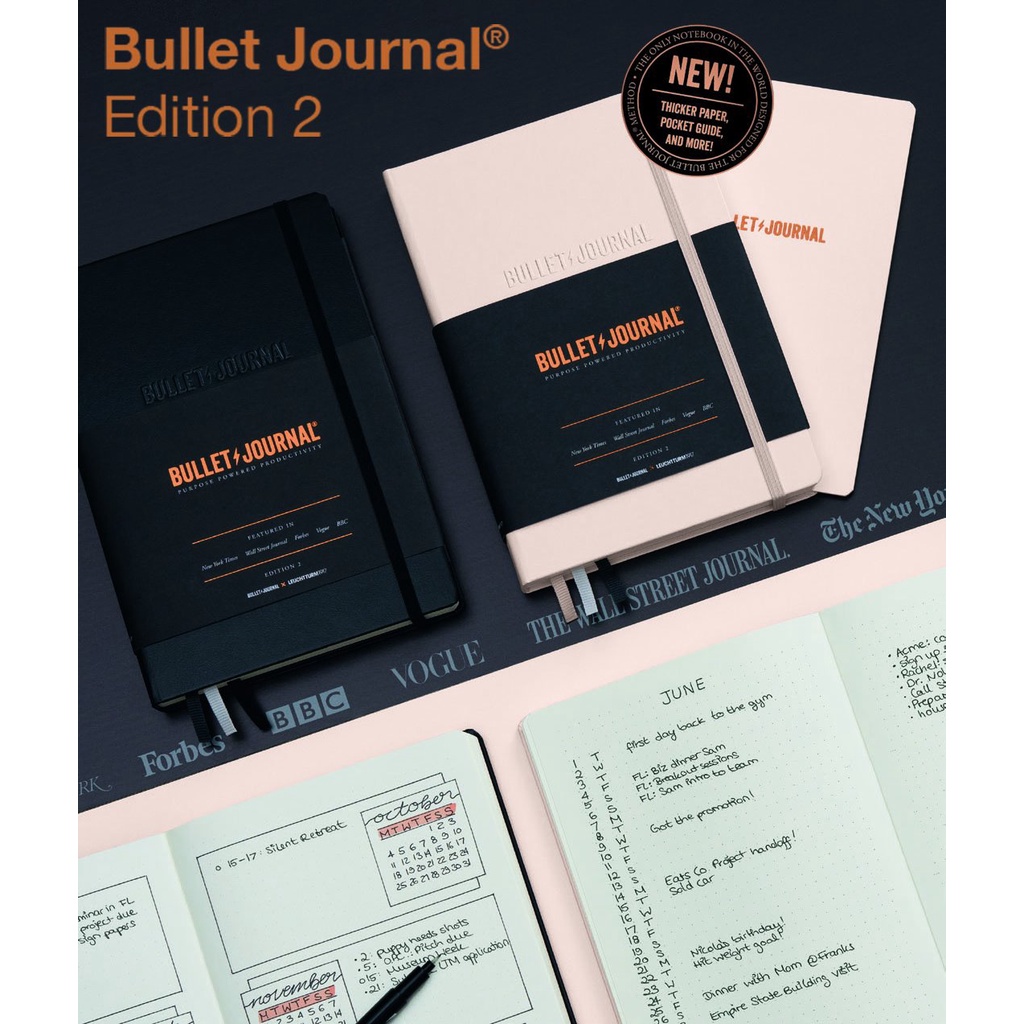 LEUCHTTURM1917 Bullet Journal Edition II A5 Medium Notebook Blush ... LEUCHTTURM1917 Bullet Journal Edition II A5 Medium Notebook Blush ...