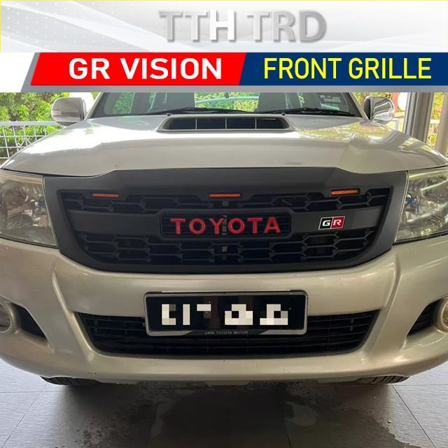 Hc Cargo Toyota Hilux Champ Vigo 2012 - 2015 Front Grill Yellow LED ...