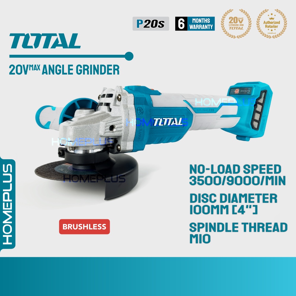 Homeplus Total TAGLI1002 20V Cordless Lithium-Ion Battery Heavy Duty ...