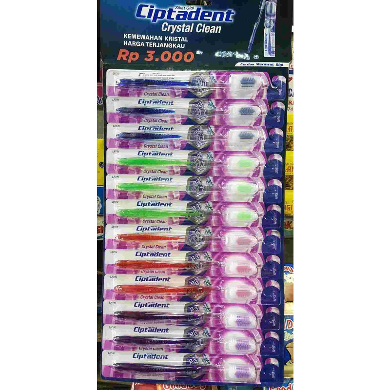 Ciptadent Toothbrush Crystal Clean | Shopee Malaysia