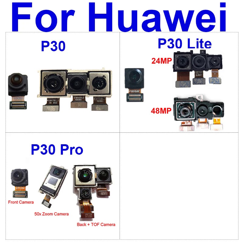 Rear camera front floppy cable for Huawei P30 P30 pro P30 Lite front Selfie small back big TOF ...