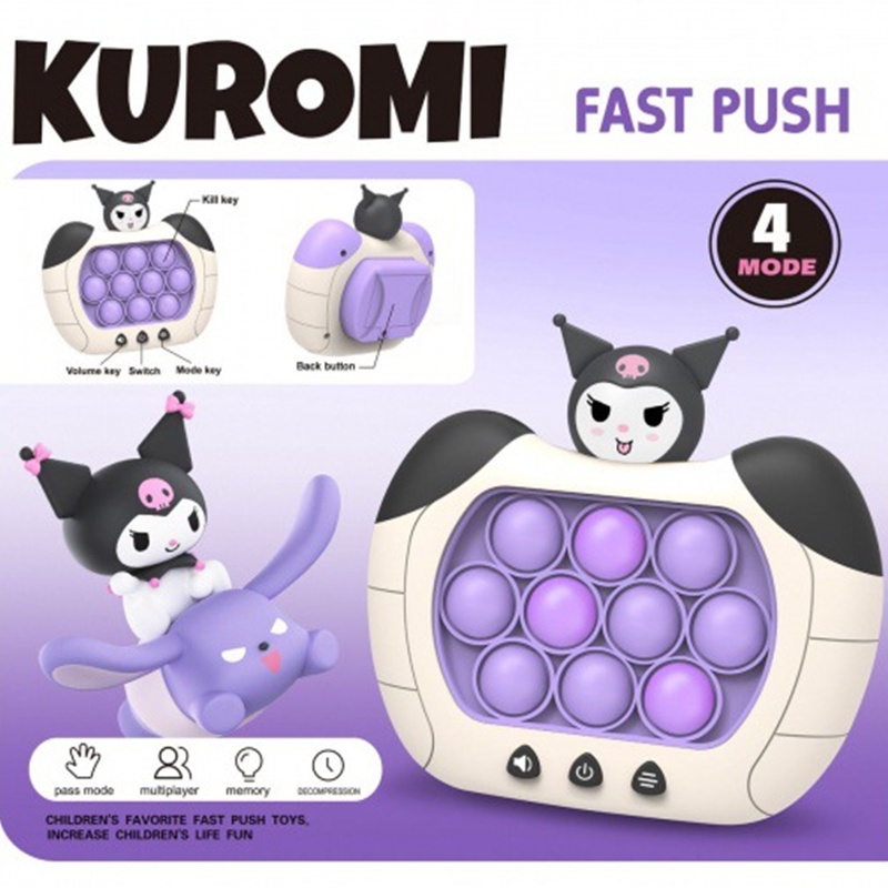 Pop It Game Machine Sanrio kuromi Lotso The Light-Up Pattern Popping ...