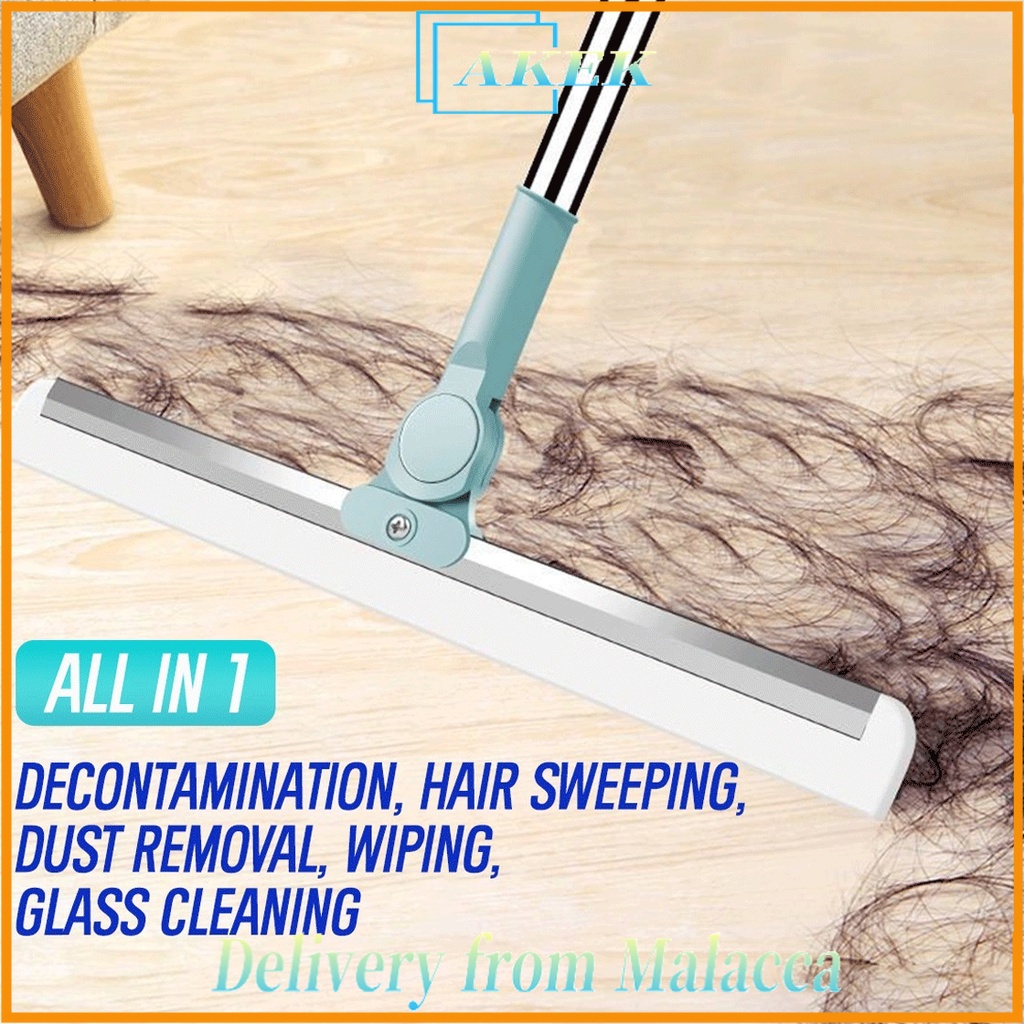 Magic Silicone Broom/Dual-Use180°Degree Rotatable Silicone Floor ...