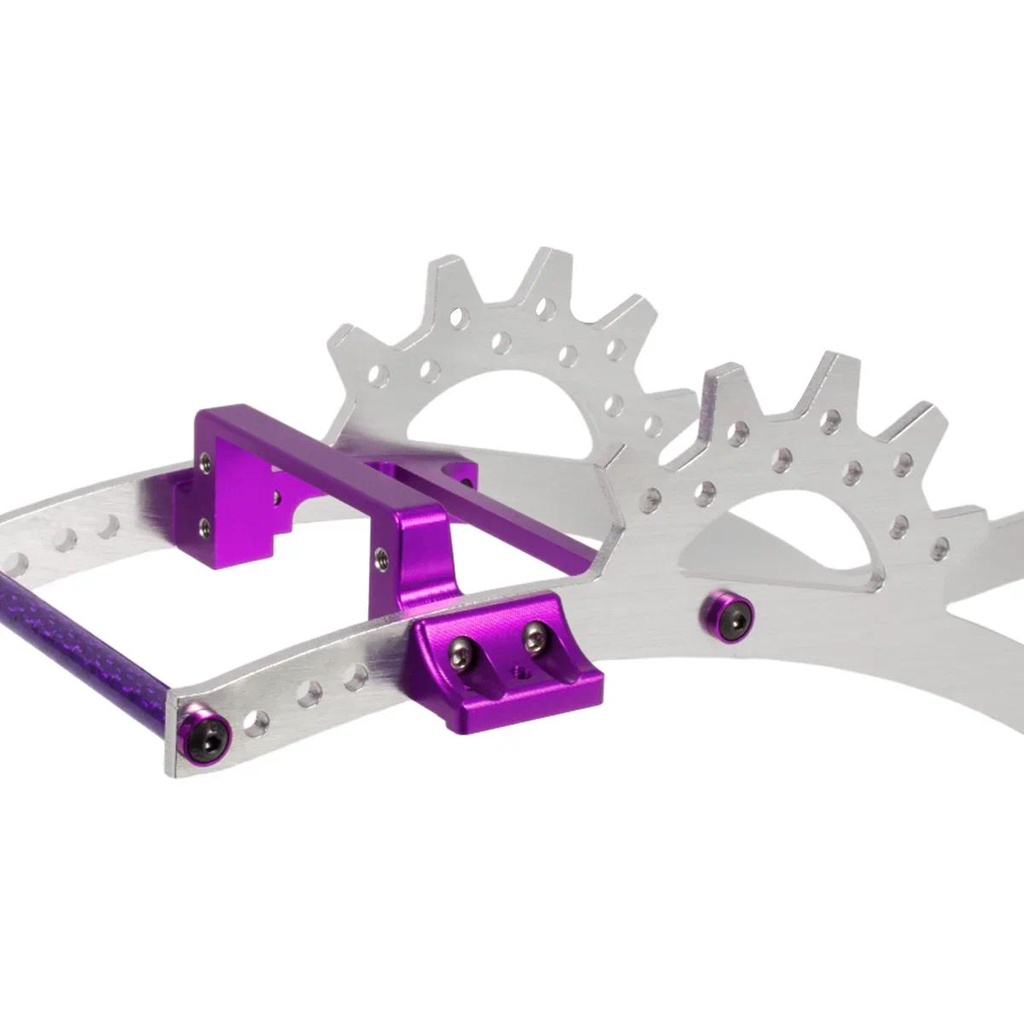 Aluminum Alloy LCG Chassis Kit Frame Rails Metal Girders CMS Servo ...