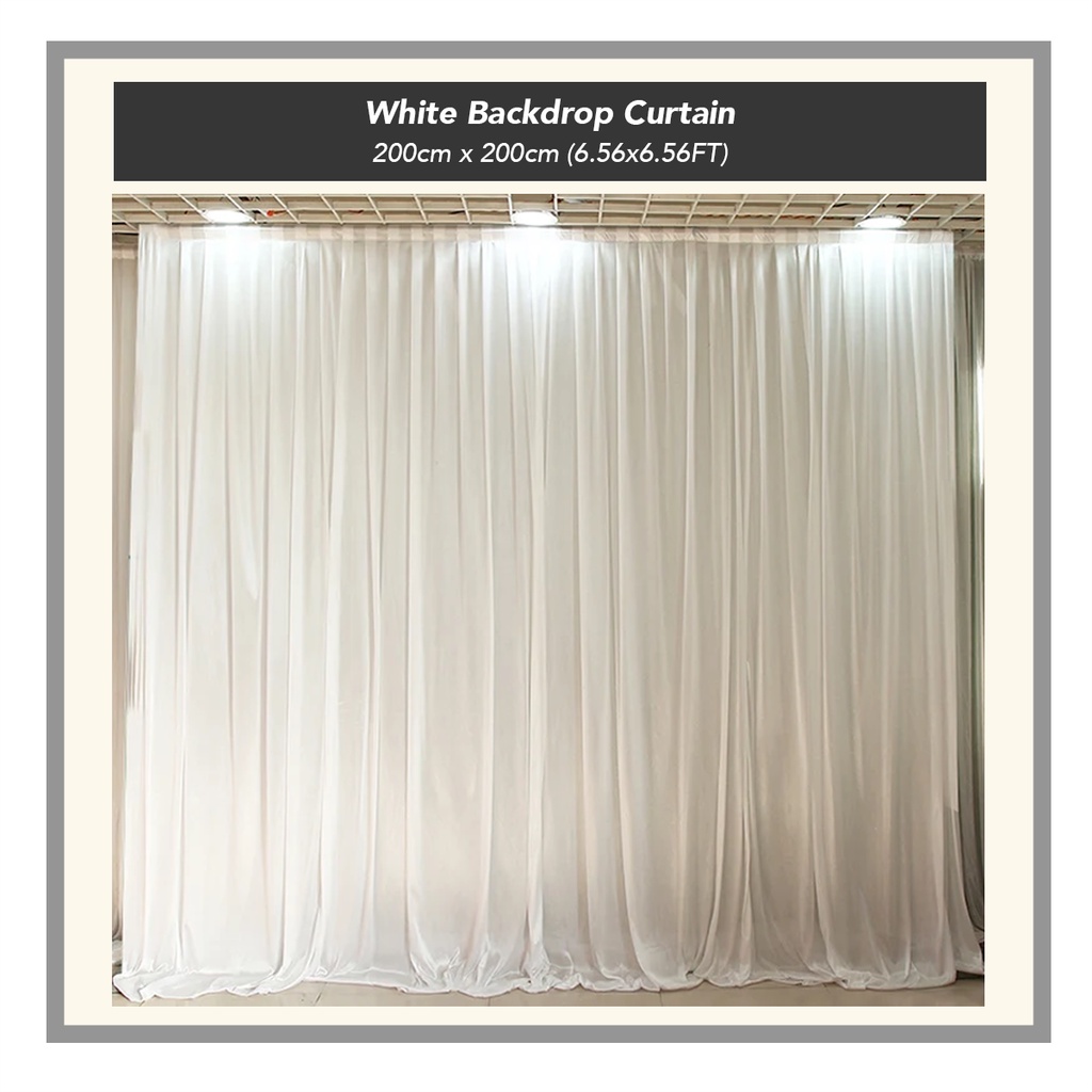 ACEVE DREAM READY STOCK IceSilk Backdrop Curtain Cloth Deco Wedding ...