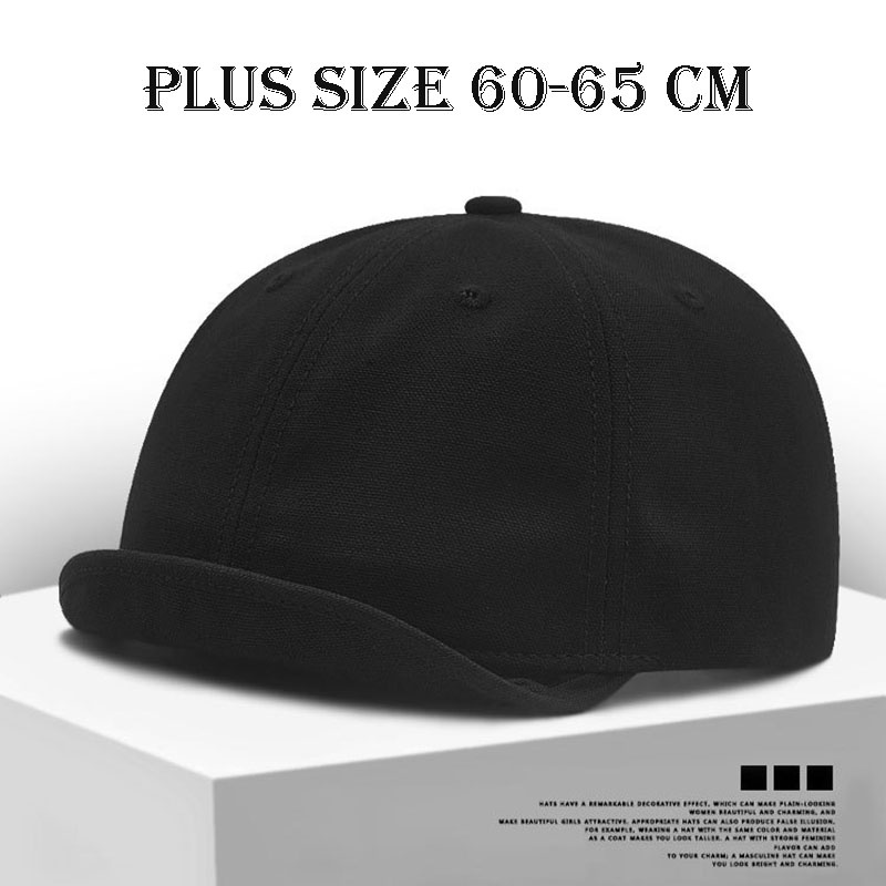 Short Brim Plus Size Big Head Baseball Cap Large Bone Man Women Oversize Snapback Sun Hats 55 ...