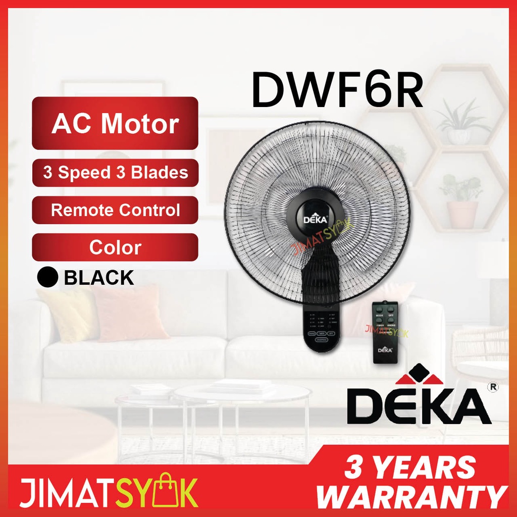 KDK Fan KDK Wall Fan KU408YG KC4GR DEKA WF68 DWF6R PANASONIC FMU408 ...