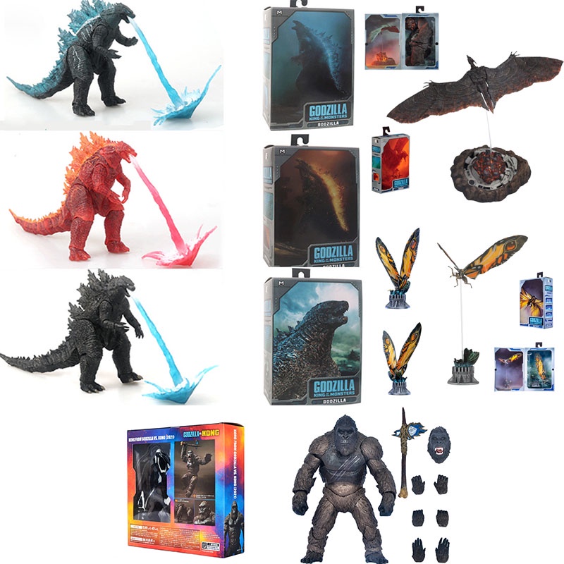 NECA Godzilla Mothra Rodan Godzilla VS Kong Gojira Movies Action Figure Model Toys | Shopee Malaysia