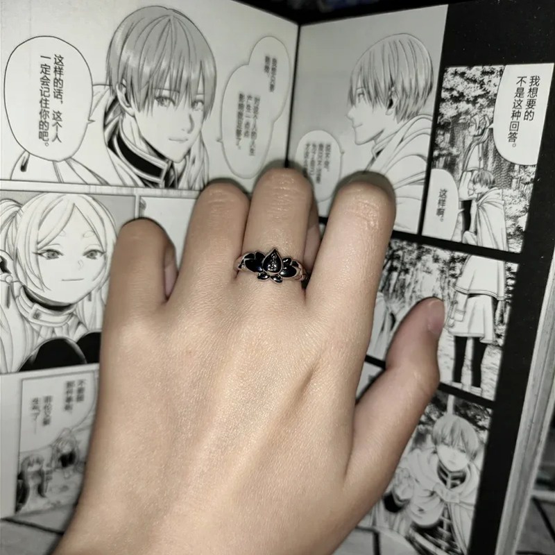 Anime Frieren Beyond Journey's End Ring At The Funeral Metal Adjustable ...