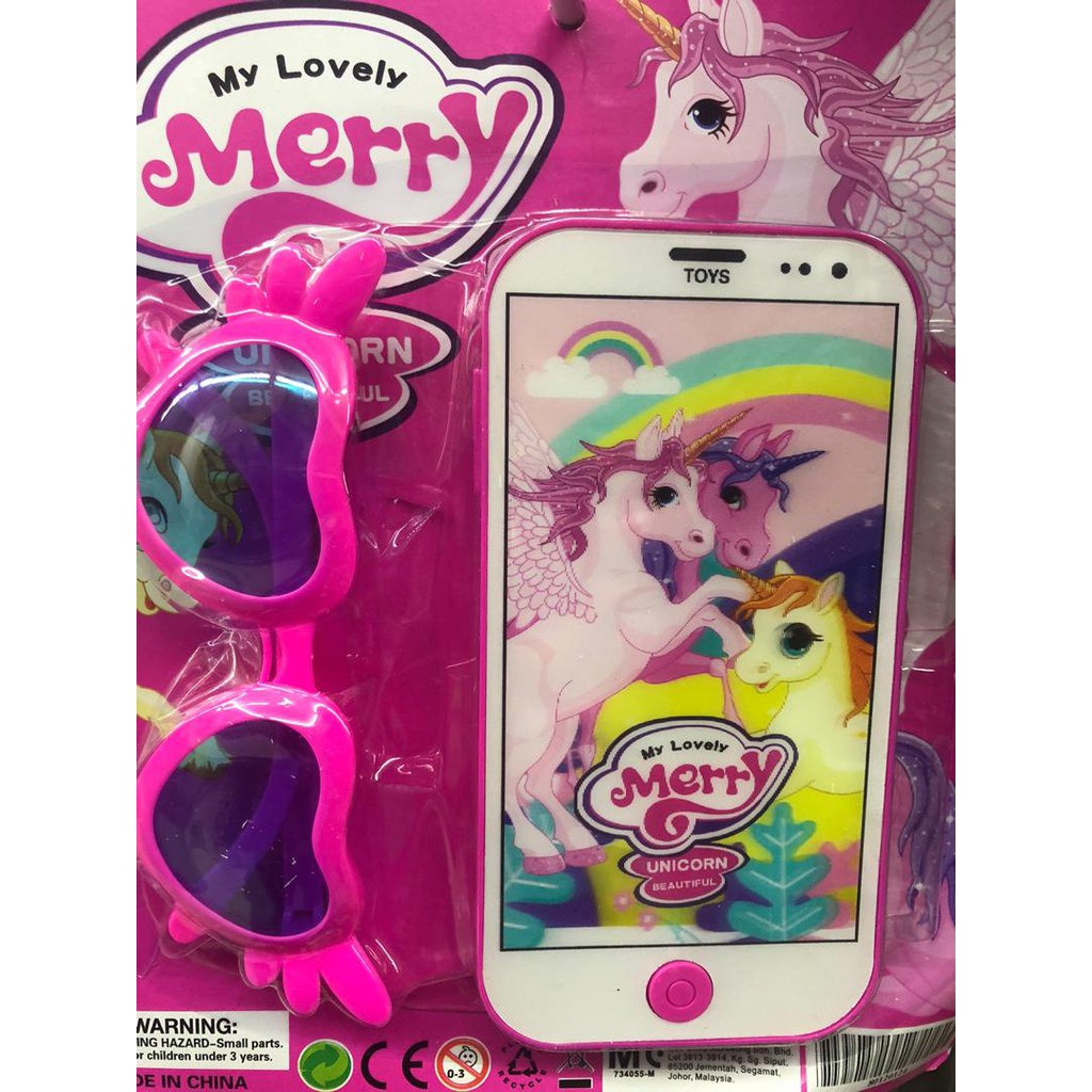 Kids Toy Handphone Music Battery muzik Mobile Phone Simulation Toys ...