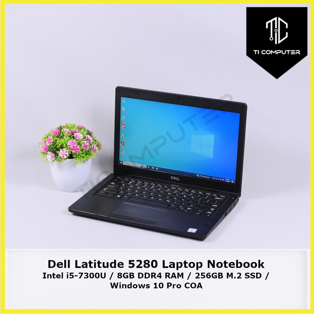 Dell Latitude 5280 Intel Core i5-7300U 8GB DDR4 RAM 256GB M.2 SSD Refurbished Laptop Notebook ...