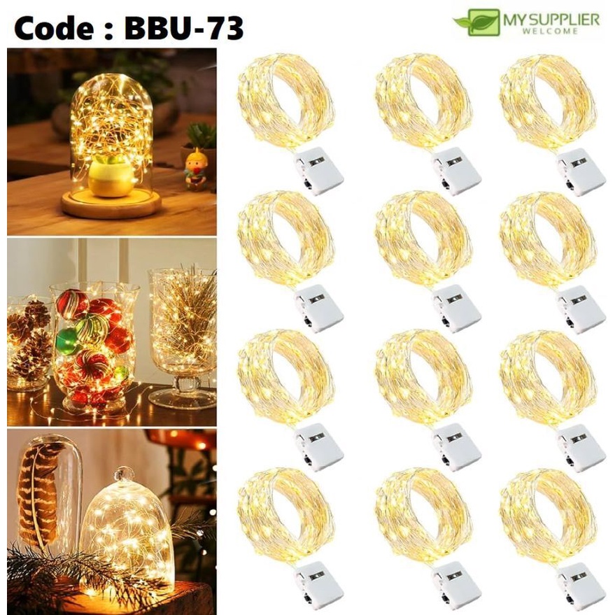 BBU-73 2M 20LED Mini Led Flashing Fairy Lights Battery Powered Copper ...