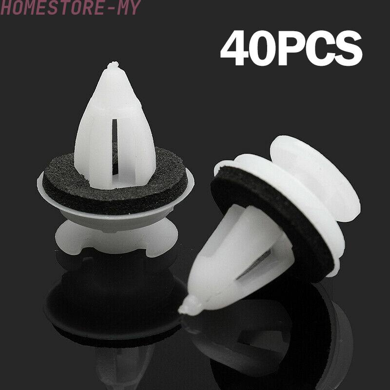 40pcs Door Trim Panel Clips W/Seal Ring For BMW E30 E34 E36 E38 E46 X5 ...