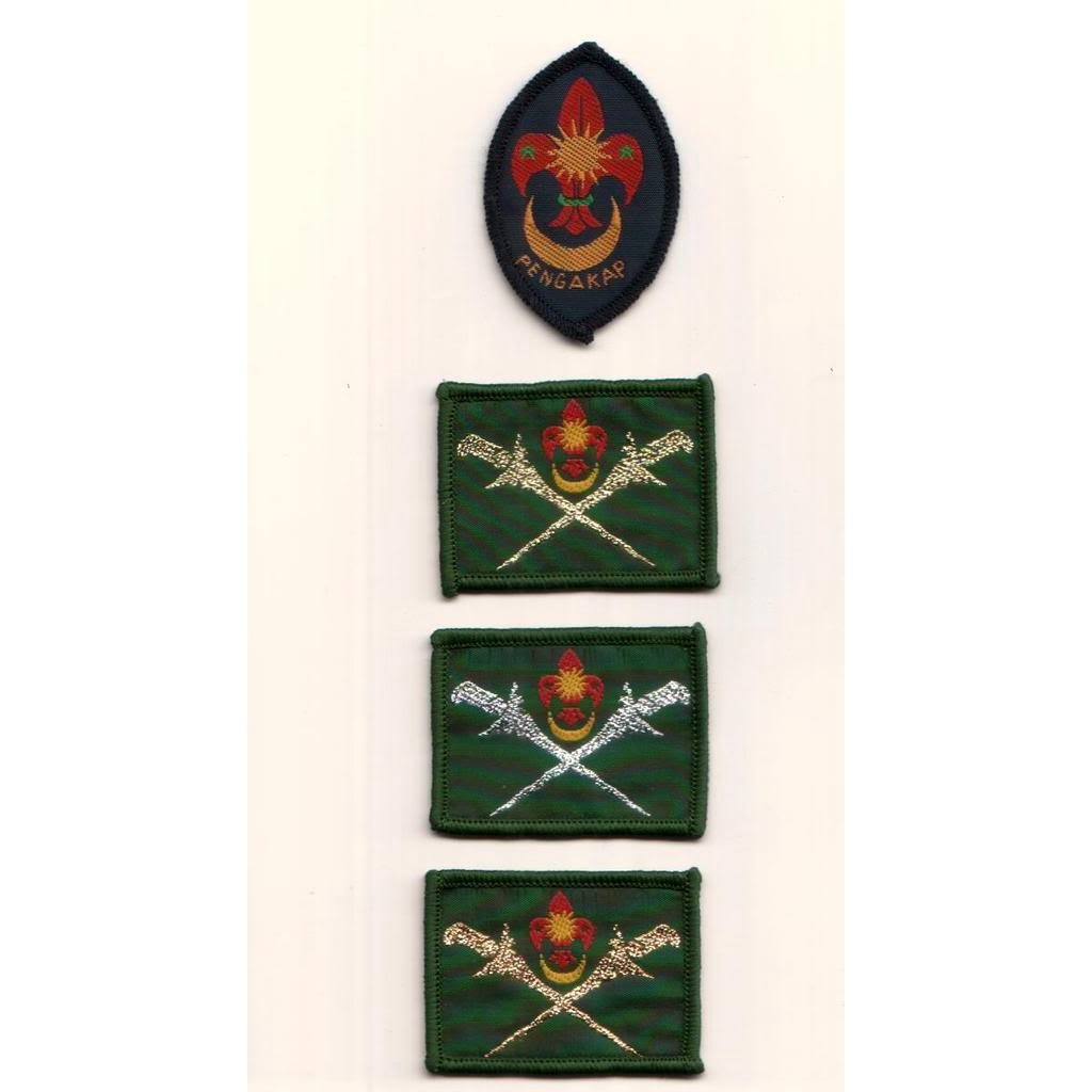 MALAYSIA CUB SCOUT BADGES KEAHLIAN,KERIS GANGSA,PERAK,EMAS 2ND ISSUE ...