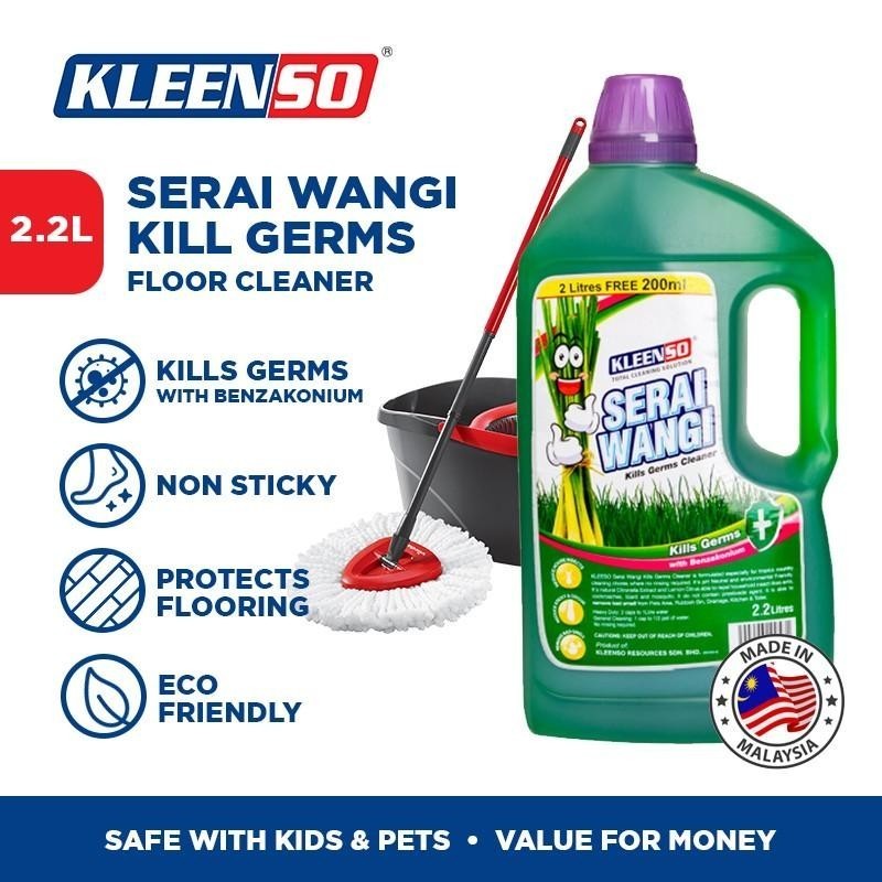 Kleenso Serai Wangi Kills Germs with Benzakonium Floor Cleaner Sabun ...