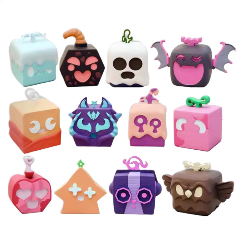 Blox Fruits Figure Devil Fruit Game Peripheral Mini Figures Brooks ...