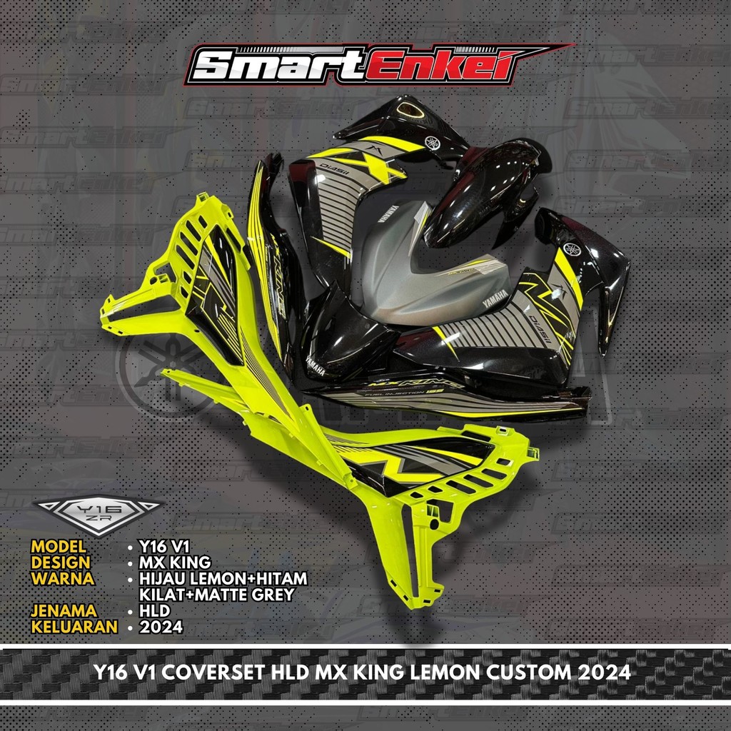 Y16 V1 COVERSET MX KING LEMON CUSTOM 2024 HLD | Shopee Malaysia