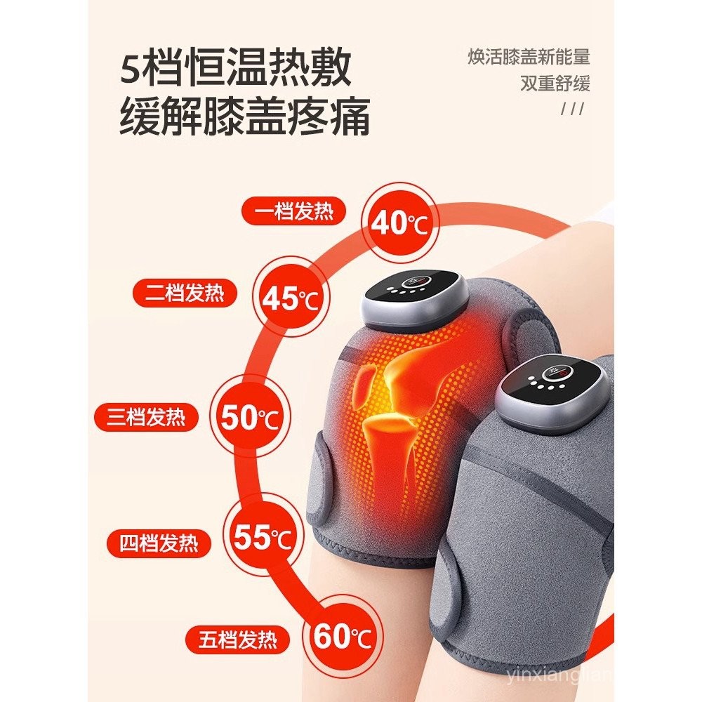 Pemanasan Elektrik Moksibusi Mampat Panas Pengurut Lutut Pendakap Lutut ...