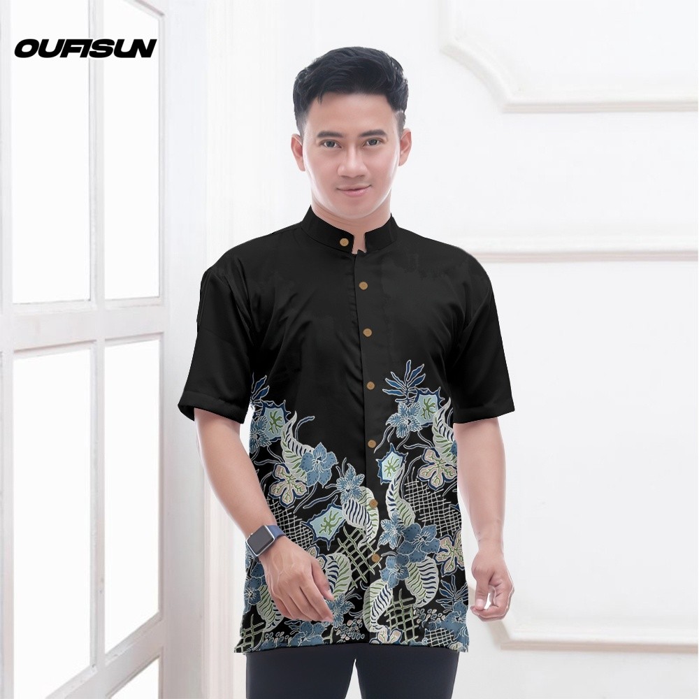 Koko Kurta Shirt Raya 2025 Ramadan Festival Large Short Sleeve Top Men ...