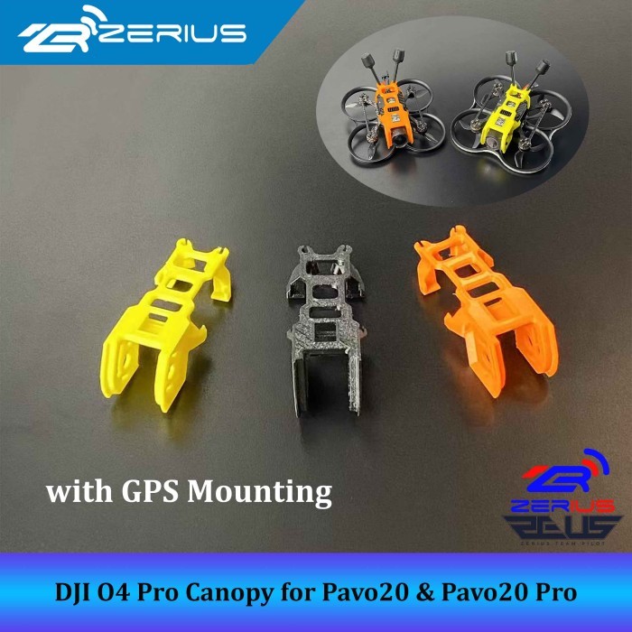 DJI O4 Pro Canopy with GPS for Pavo20, Pavo20 Pro, DJI O4 Pro Mounting ...