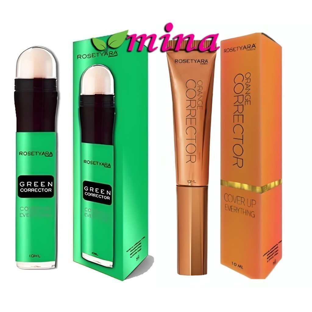 ROSETYARA Corrector Concealer Orange Green Oren Hijau MN Menow ...
