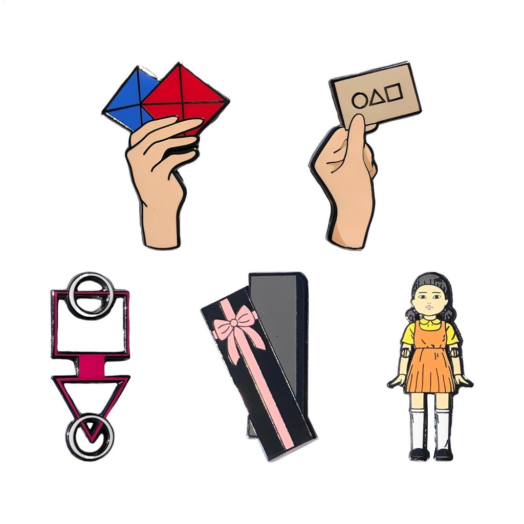 Squid Games 2 Backpack Pins Korean Drama Pins for Hats Korean TV Drama ...