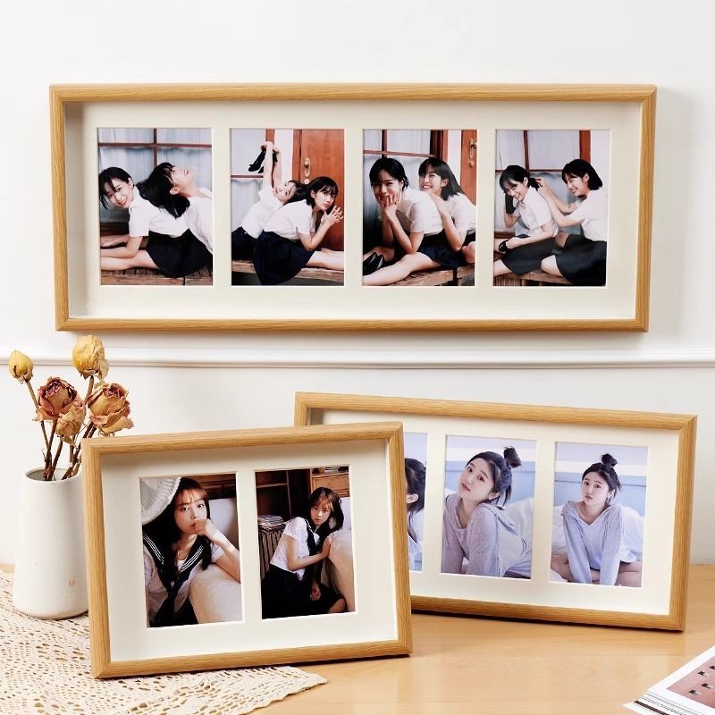 Creative Palace Grid Puzzle Photo Frame Set with Wash Photo Combination ...