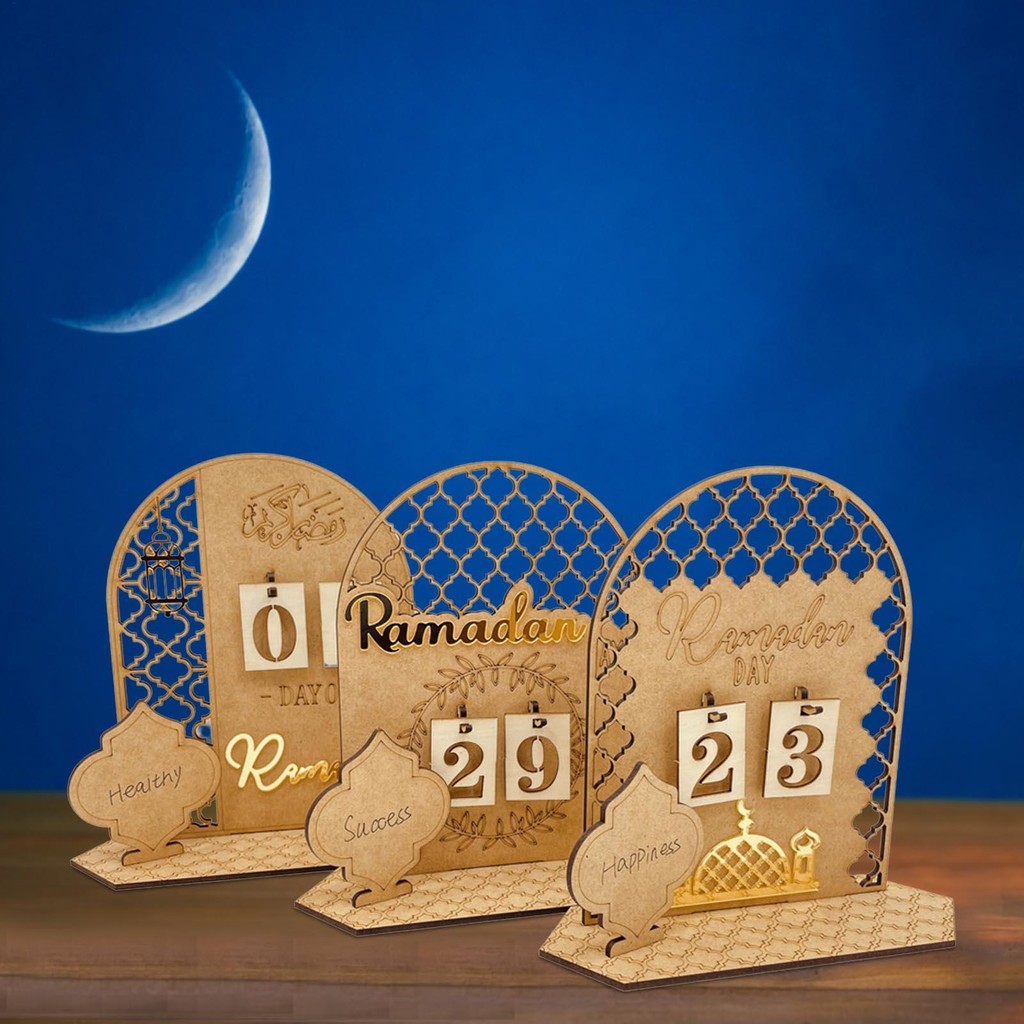 2025 Ramadan Countdown Calendar Wooden Ramadan Advent Calendar EID ...