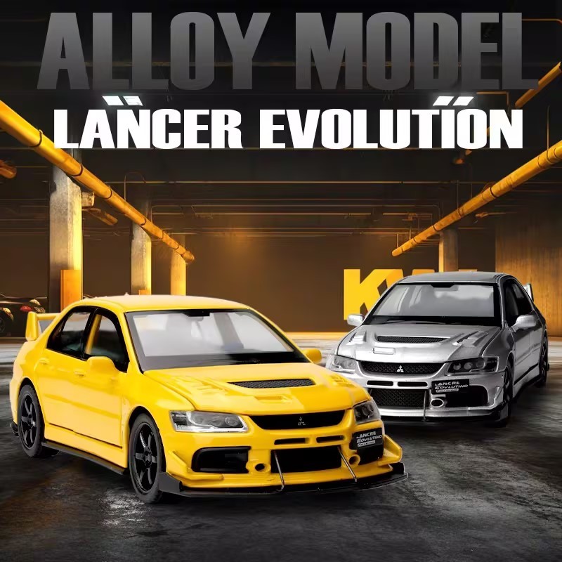 1:32 Mitsubishi Lancer Evolution Ⅸ Diecast Model Car Alloy Cars Toys ...